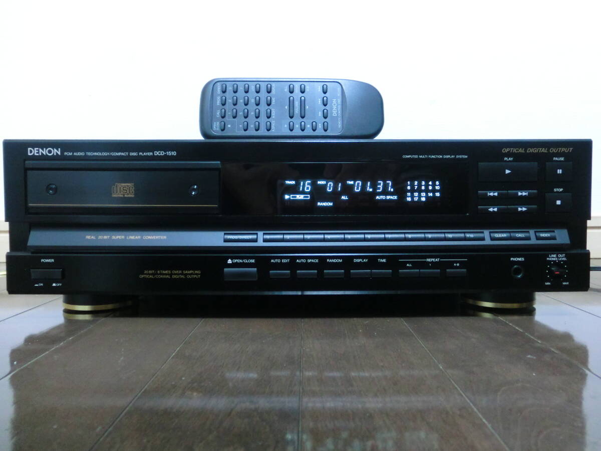 Yahoo!オークション - 【DENON「DCD-1510」動作良好（リアル20bit S.L....