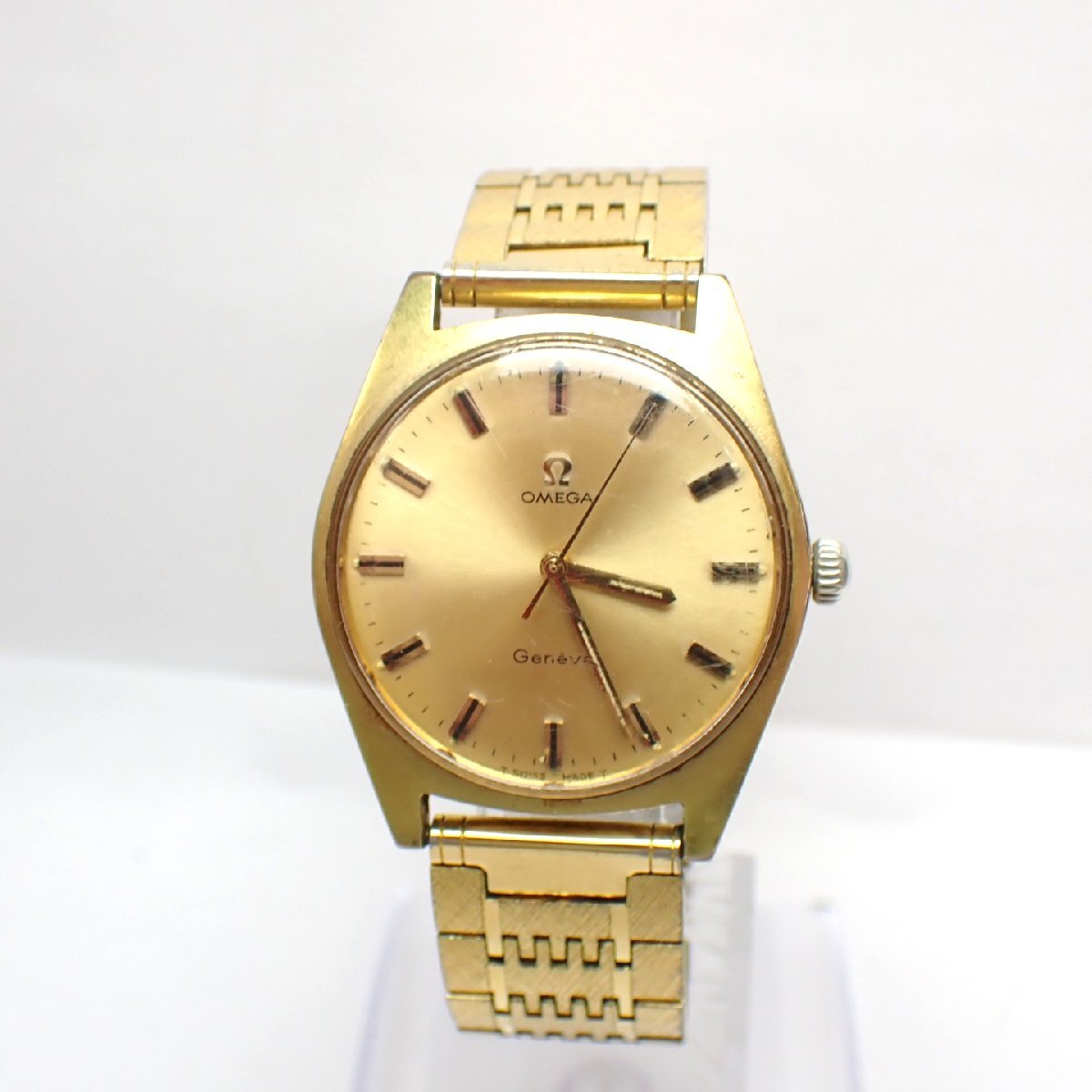 \1 稼働 オメガ 1561.51 ジュネーブ ゴールド 手巻き ユニセックス 腕時計 Y683(その他)｜売買されたオークション情報、yahooの商品情報をアーカイブ公開 - オークファン ...