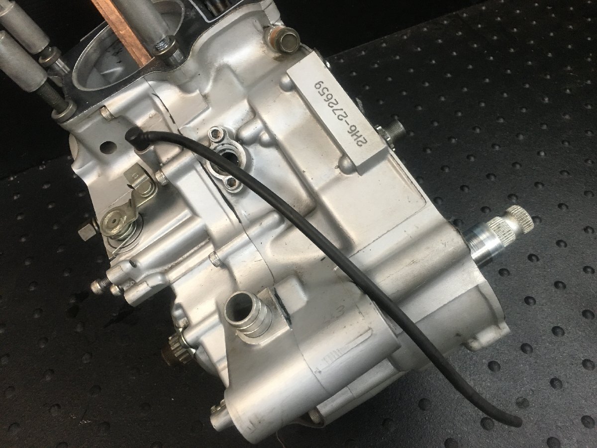 Yahoo!オークション - YAMAHA SR400 腰下エンジン クランク ミッション...