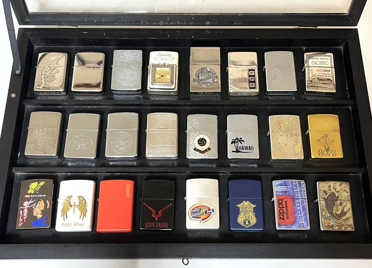 コレクション整理】ZIPPO ジッポー 24点セット 未使用品有 コレクション整理】ZIPPO ジッポー 24点セット 未使用品有
