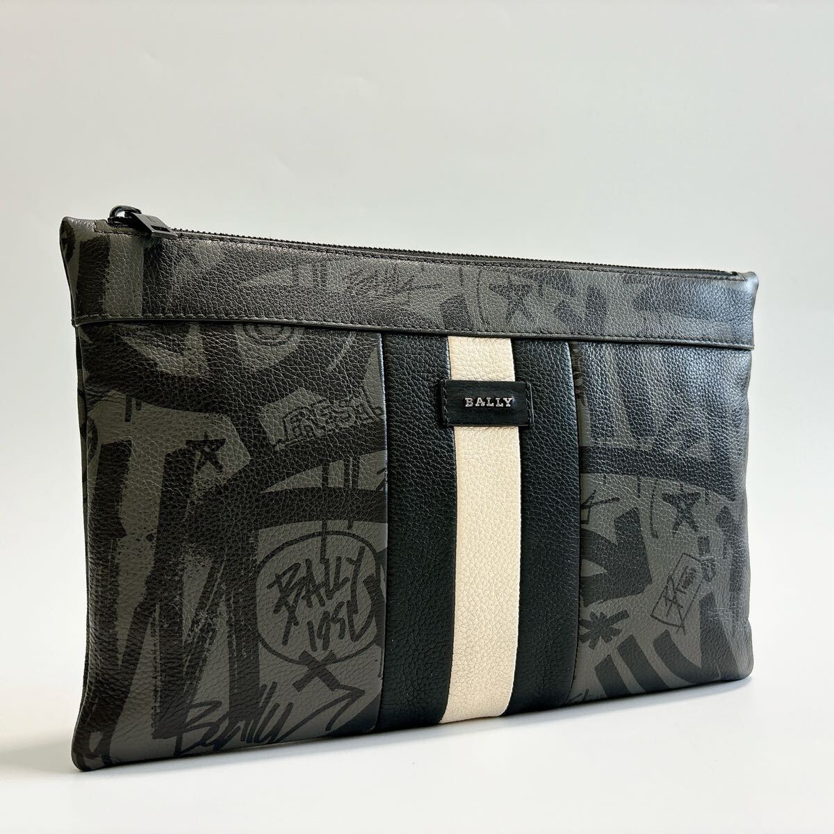 Yahoo!オークション - m188 極美品 BALLY バリー グラフィック トレス...