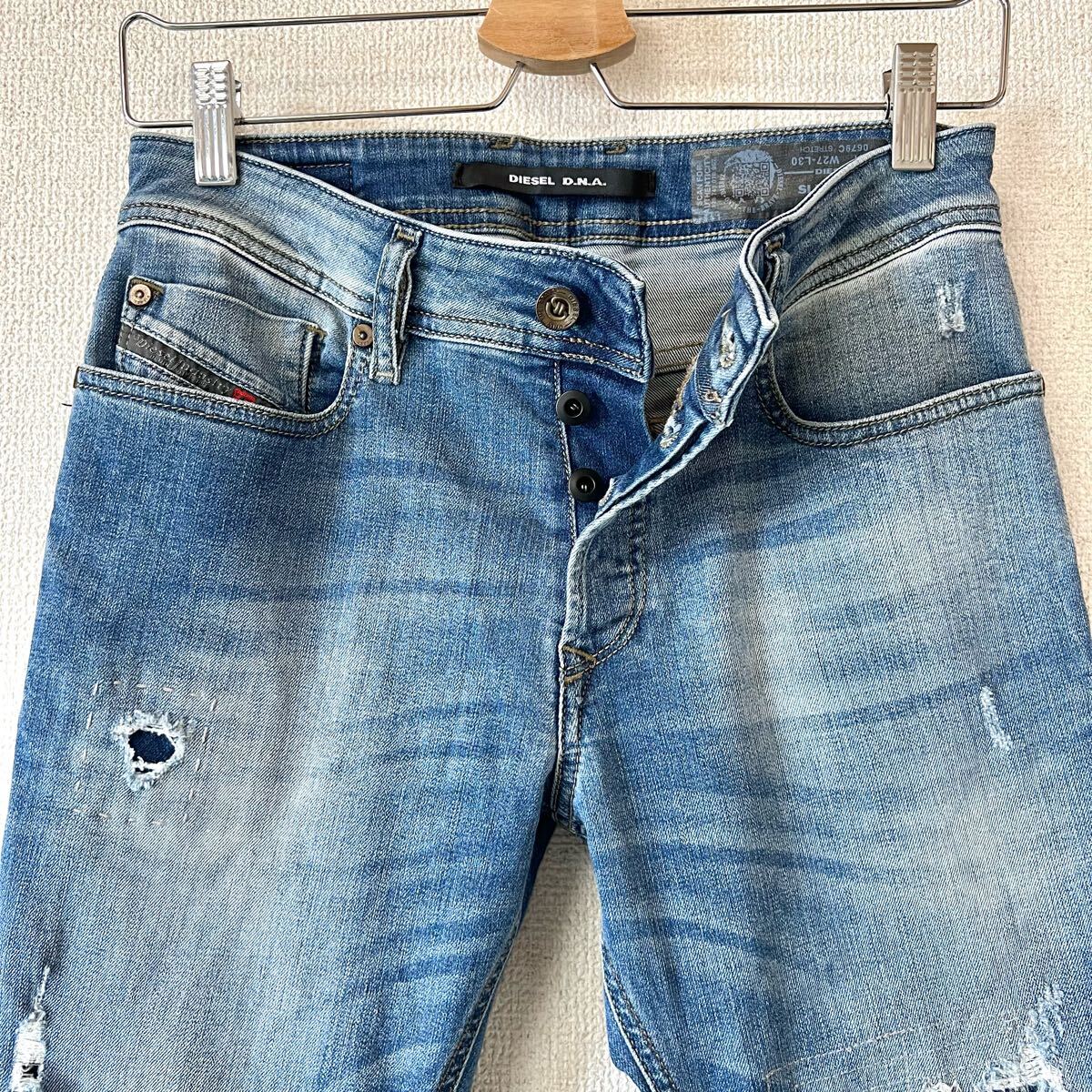 DIESEL DNA SLEENKER 27 ディーゼル スリンカー 0679C ダメージ DIESEL DNA SLEENKER 27 ディーゼル スリンカー 0679C ダメージ