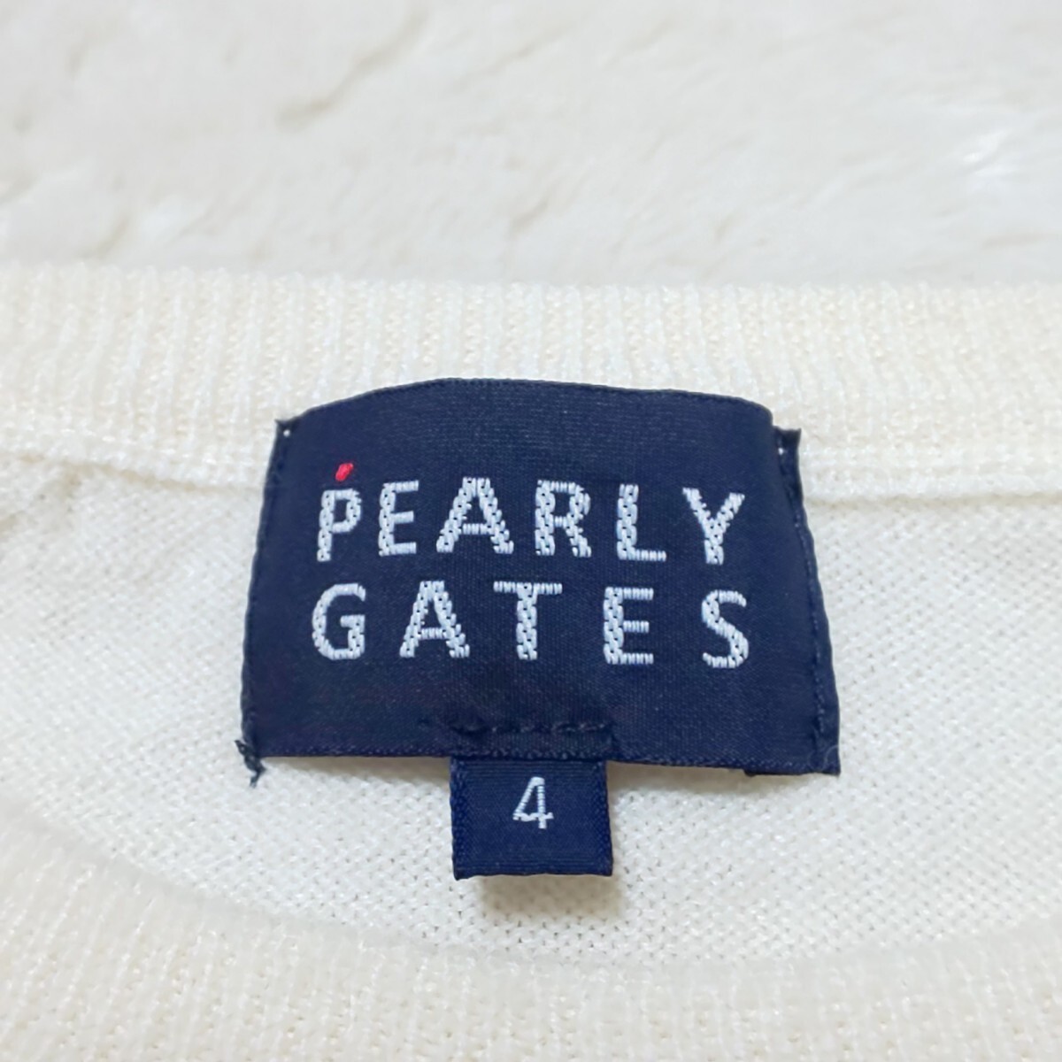 美品】PEARLY GATES パーリーゲイツ フォックスフェイス クルー 美品】PEARLY GATES パーリーゲイツ フォックスフェイス クルー