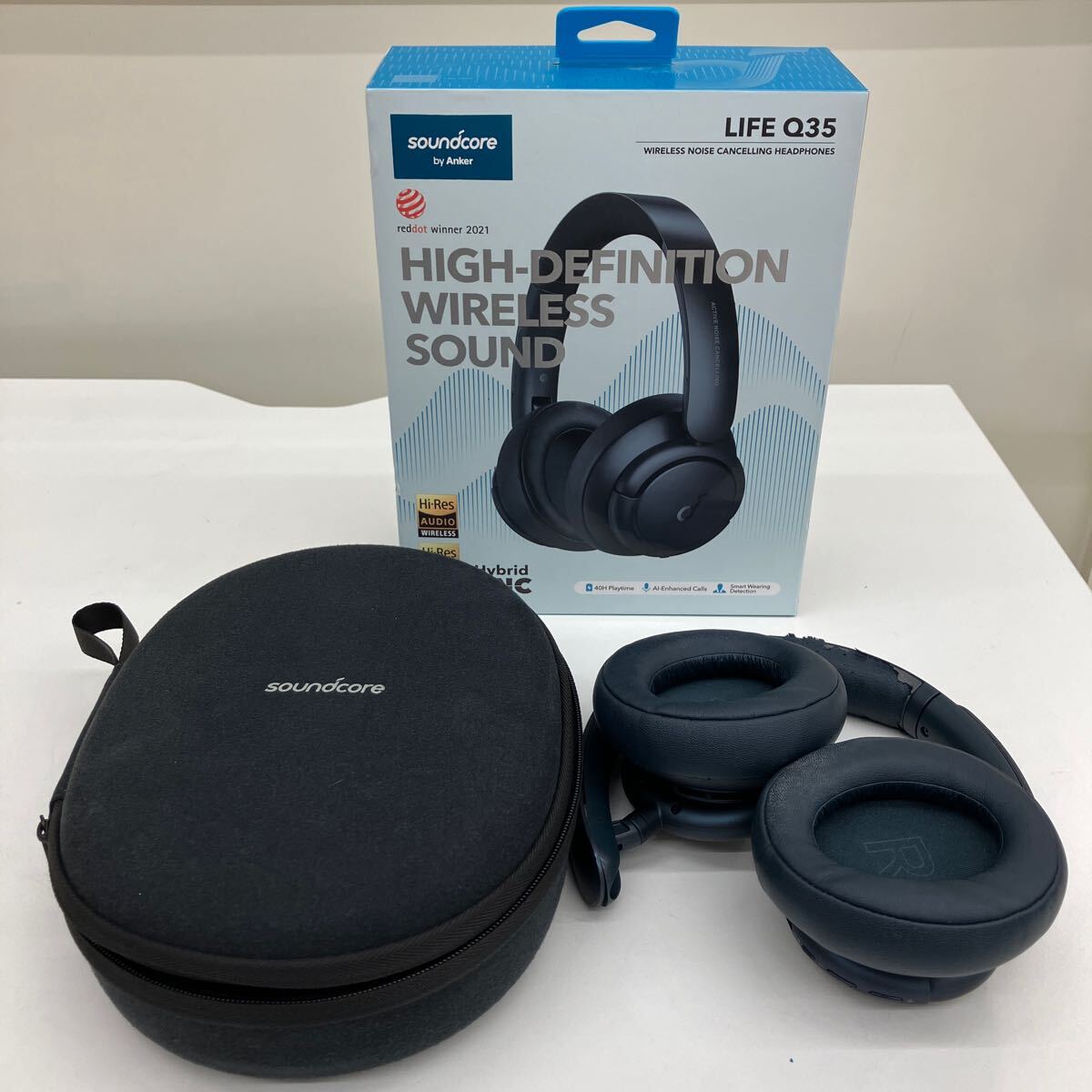 Yahoo!オークション - ヘッドホン Soundcore ワイヤレスヘッドホン Q35...