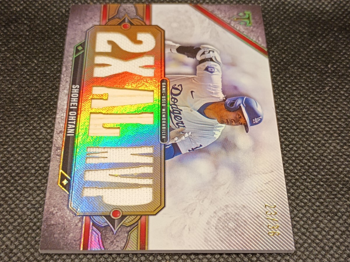 大谷翔平 ジャージ バット 36枚限定 【2024 TOPPS TRIPLE 大谷翔平 ジャージ バット 36枚限定 【2024 TOPPS TRIPLE