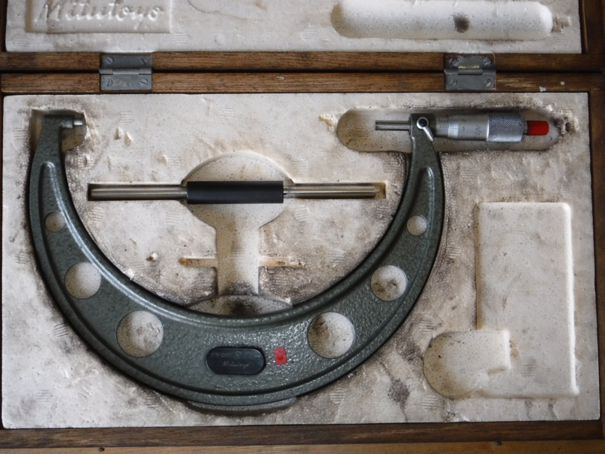 Yahoo!オークション - H551 ミツトヨ マイクロメーター 175-200／0.01m...