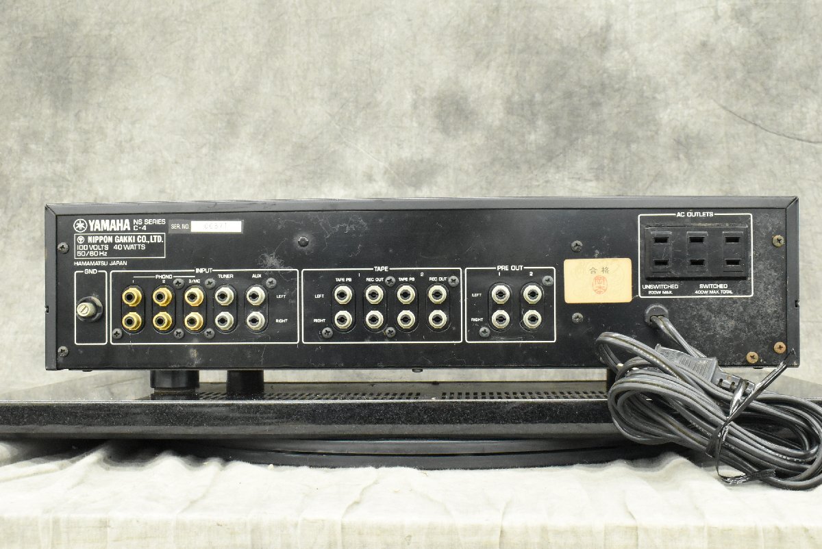 Yahoo!オークション - 【C】YAMAHA C-4 コントロールアンプ ヤマハ 227...