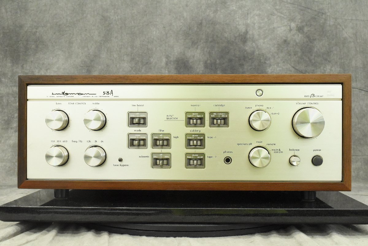 Yahoo!オークション - 【J】LUXMAN L-58A プリメインアンプ ラックスマ...