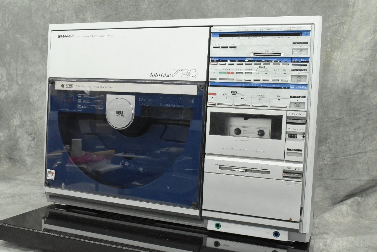 Yahoo!オークション - 【J】SHARP VZ-V30 システムステレオ シャープ 2...