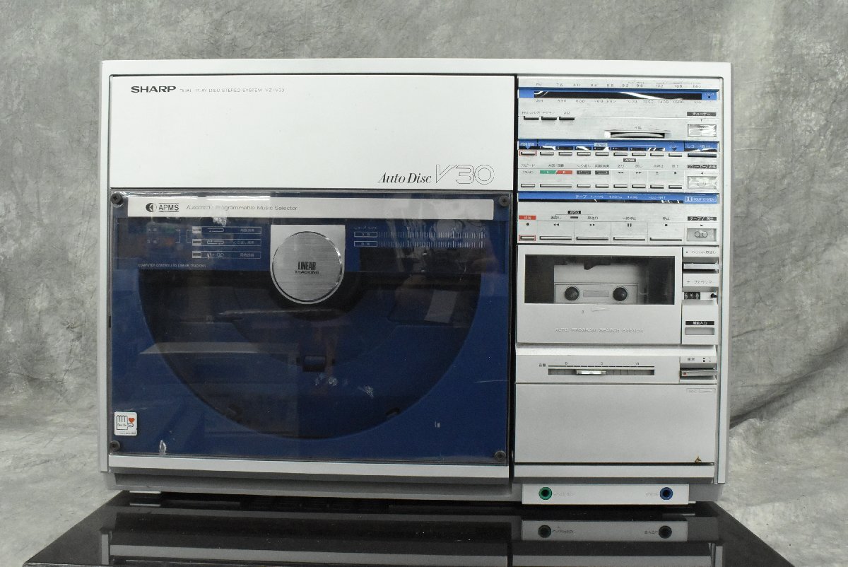Yahoo!オークション - 【J】SHARP VZ-V30 システムステレオ シャープ 2...