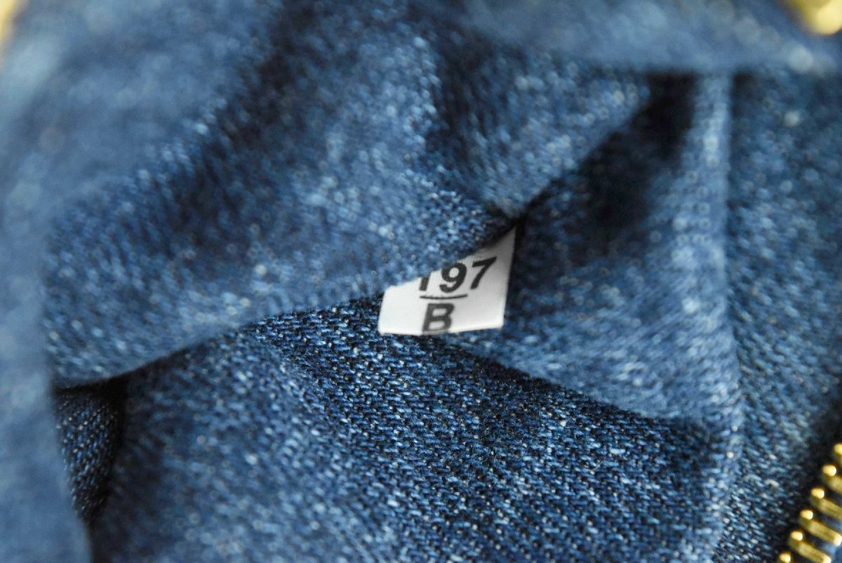 Yahoo!オークション - 【C】PRADA カナパ デニム ハンドバッグ プラダ ...