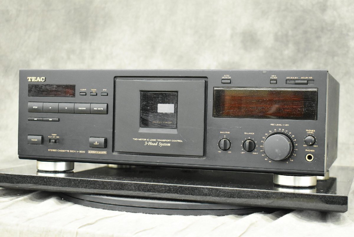 Yahoo!オークション - 【C】TEAC V-3000 カセットデッキ ティアック 22...