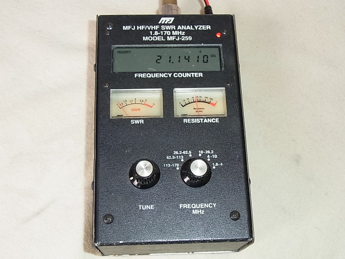 Yahoo!オークション - MFJ MFJ-259 HF/VHF SWR ANALYZER SWRアナライザ...