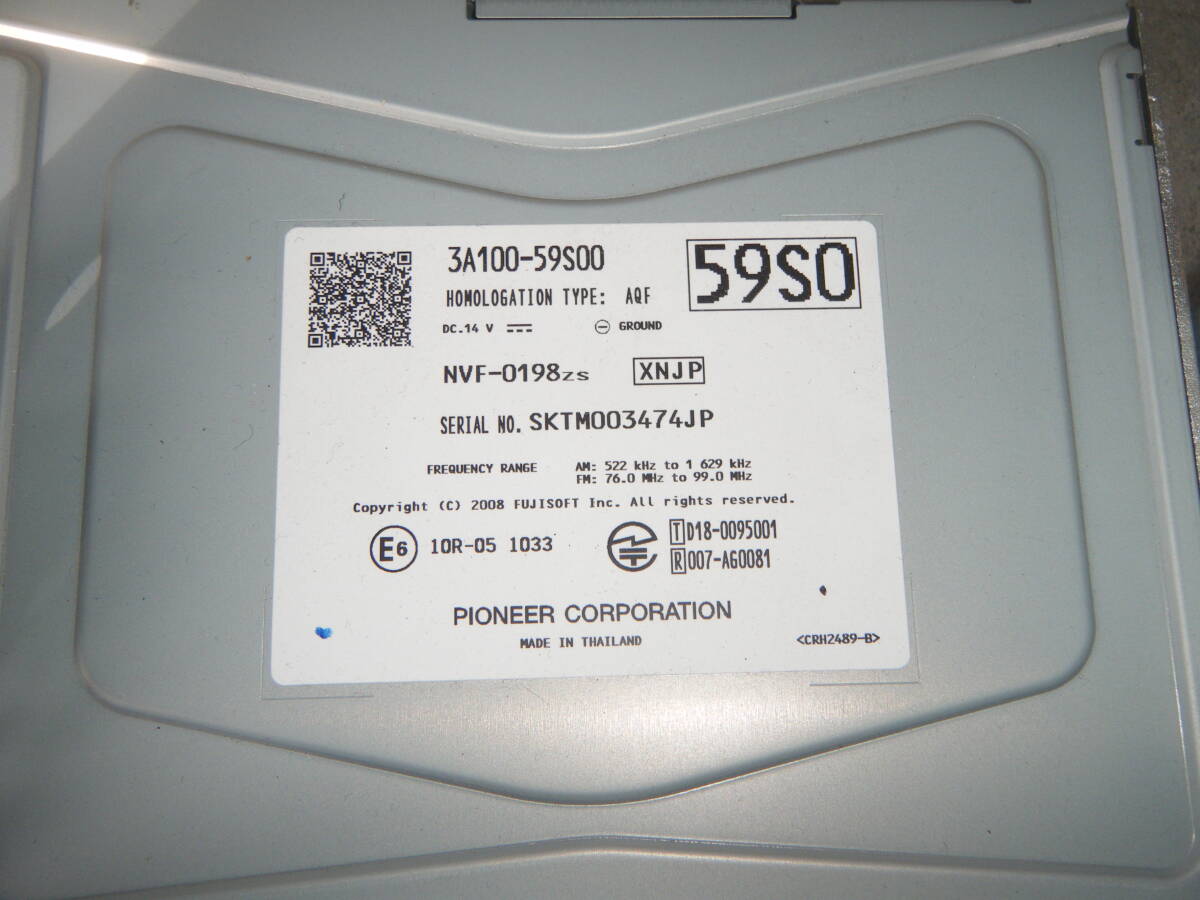 Yahoo!オークション - ハスラー・MR92S・純正ナビ・3A100‐59S00・動...