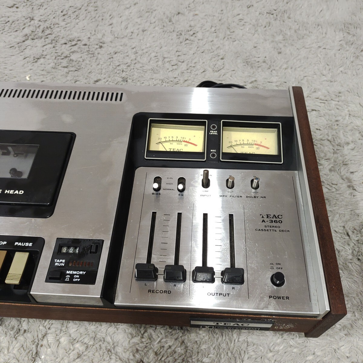 Yahoo!オークション - TEAC ティアック ステレオ カセットデッキ A-360...