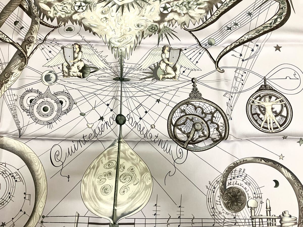 Yahoo!オークション - T638【美品】HERMES エルメス カレ90 シルクスカ...