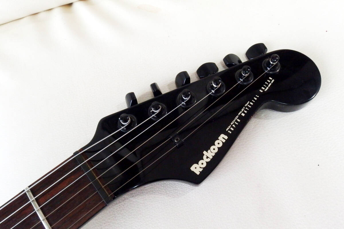 Yahoo!オークション - ROCKOON by KAWAI ストラト RF-37 オールブラッ...