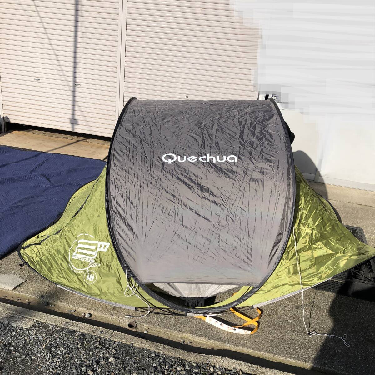 Yahoo!オークション - 緑 ケシュア Quechua 2SECONDS AIR III ポップア...