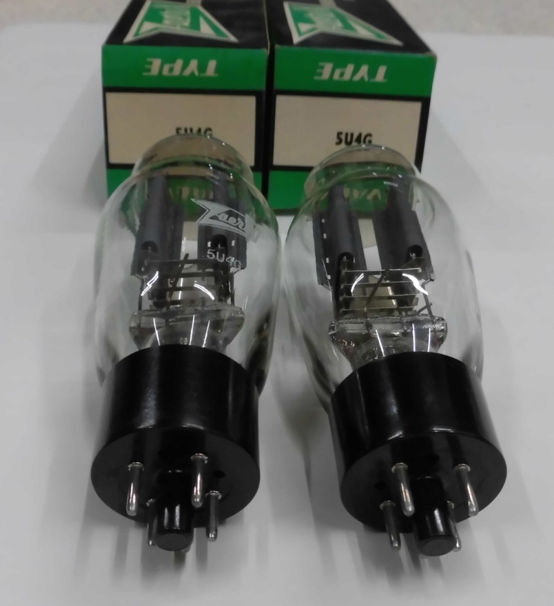 Yahoo!オークション - 真空管 ZAERIX 5U4G 2本 未使用