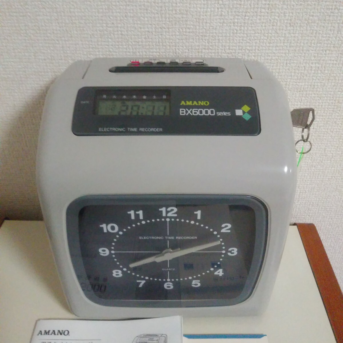 Yahoo!オークション - アマノ タイムレコーダーBX-6000G整備済みリボン...
