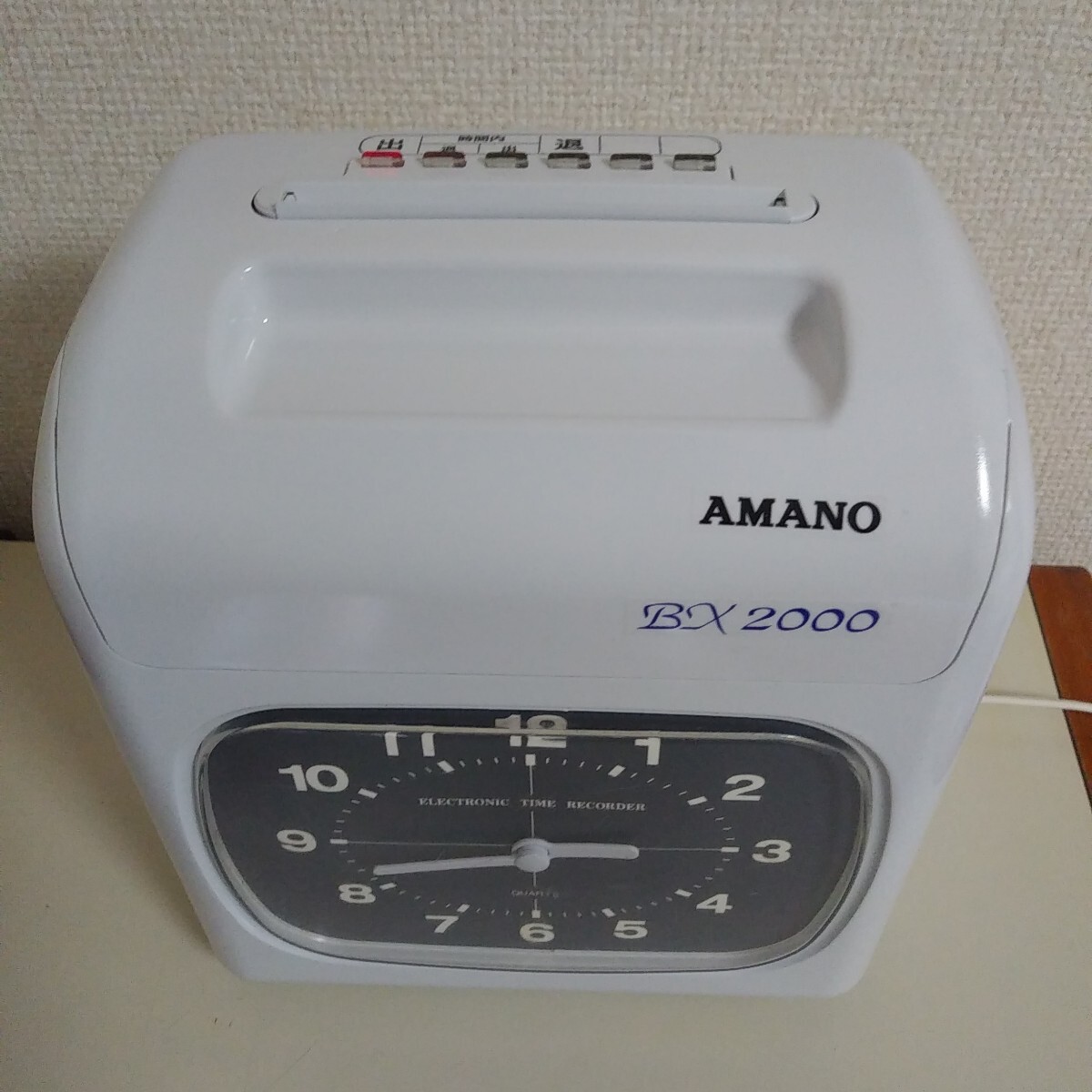 Yahoo!オークション - アマノ タイムレコーダーBX-2000リボン交換整備...