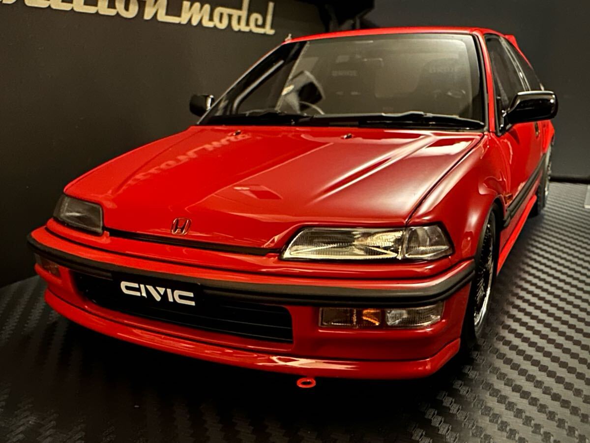 Yahoo!オークション - [新品] 1/18 IG3127 Honda CIVIC EF9 SiR Red イ...