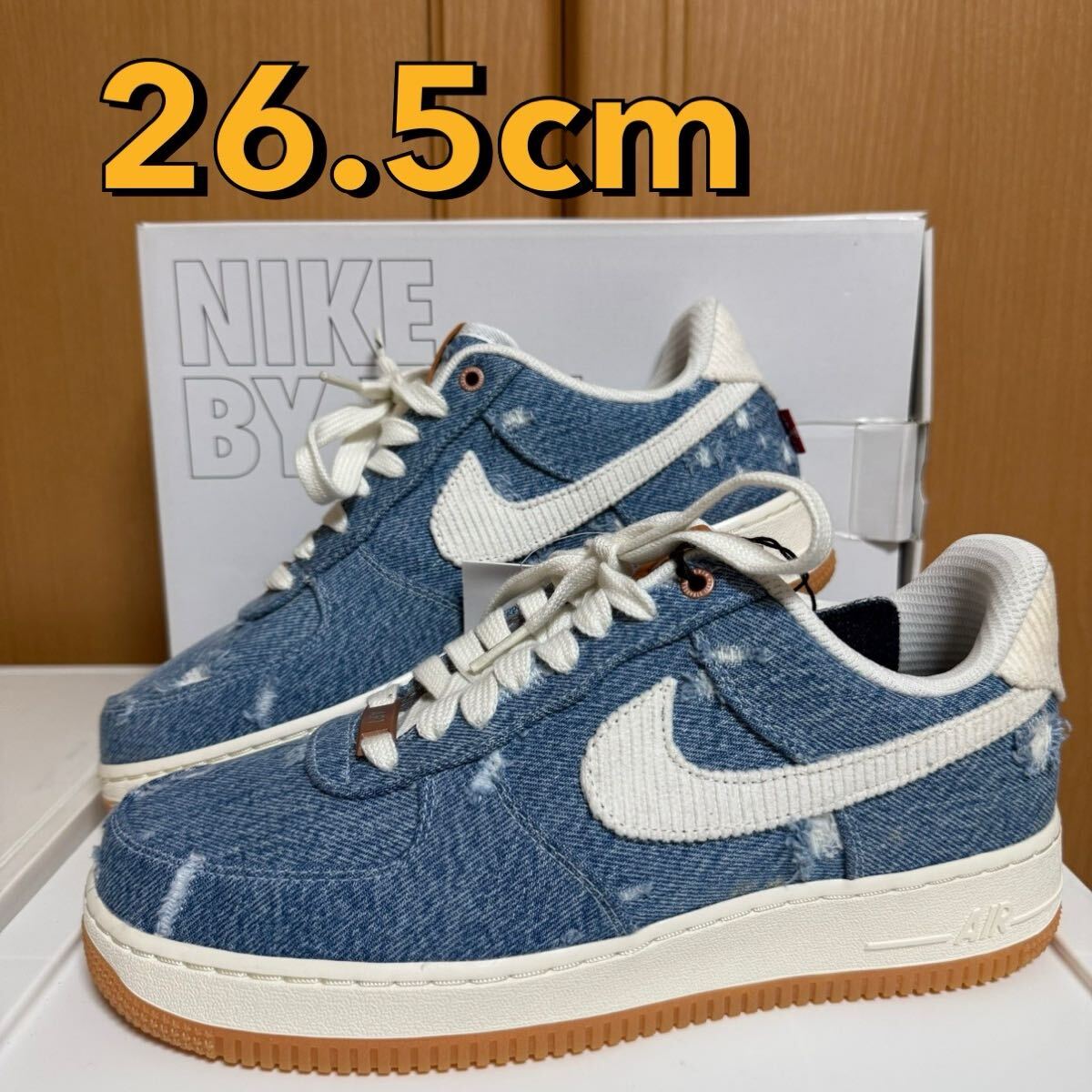 新品未使用黒タグ付】NIKE x Levi's AIR FORCE 1LOW NIKE BY YOU 新品未使用黒タグ付】NIKE x Levi's AIR FORCE 1LOW NIKE BY YOU