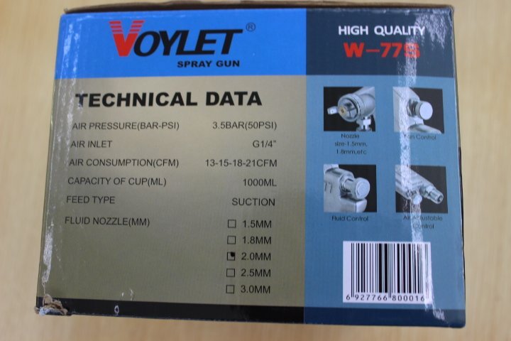 Yahoo!オークション - 未使用 VOYLET スプレーガン W-77S【動作保証出...