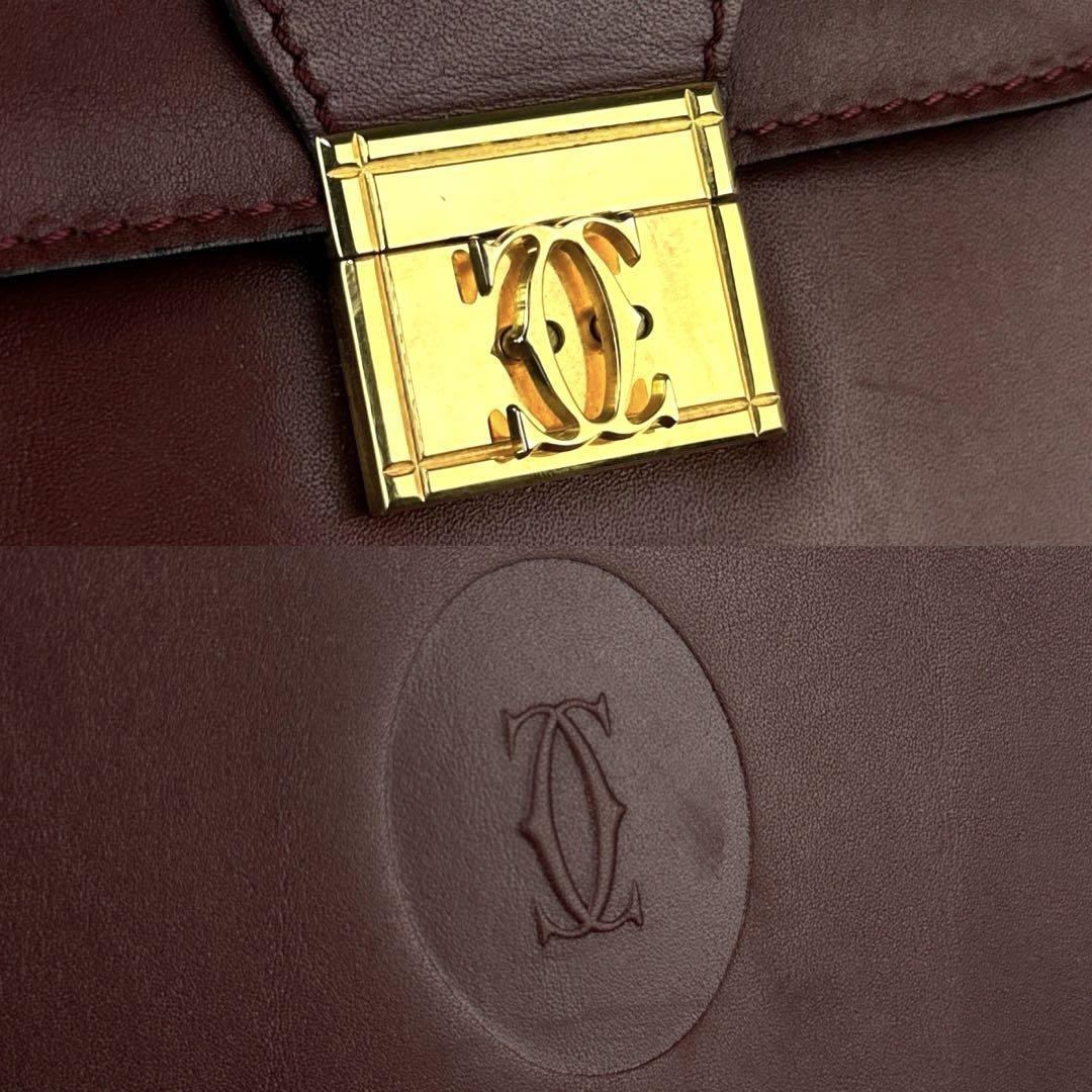 美品 Cartier カルティエ マストライン ショルダーバッグ 2way 美品 Cartier カルティエ マストライン ショルダーバッグ 2way