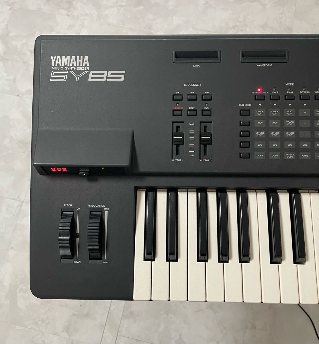 Yahoo!オークション - 【良品】YAMAHA SY85 FDDエミュレータ換装済み 2...
