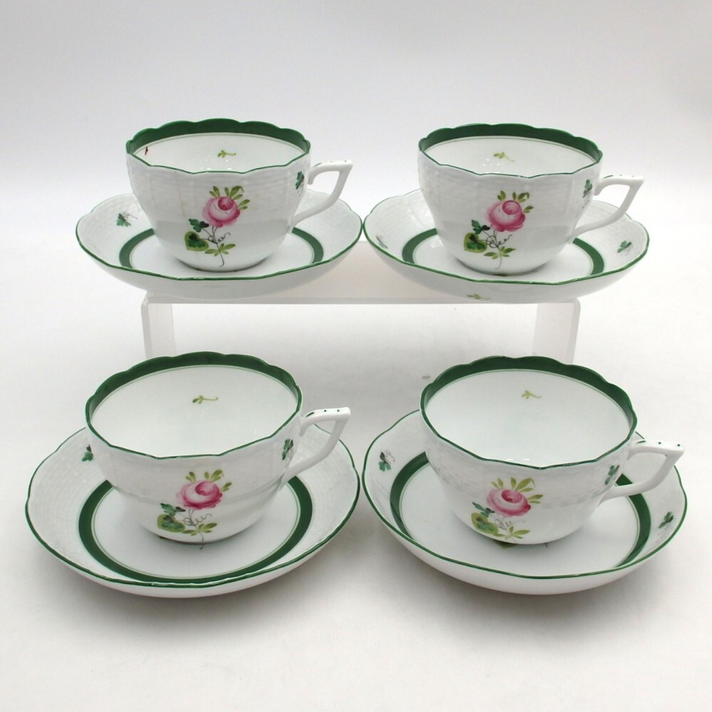 Yahoo!オークション - 1円〜 HEREND ヘレンド ウィーンのバラ (VRH) カ...