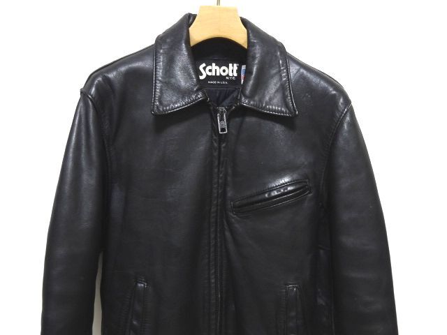 Yahoo!オークション - Schott 90s vintage original LOT 692 SINGLE RI...