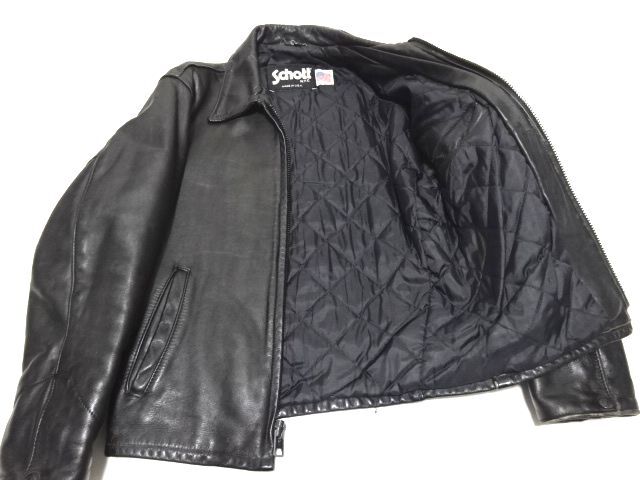 Yahoo!オークション - Schott 90s vintage original LOT 692 SINGLE RI...