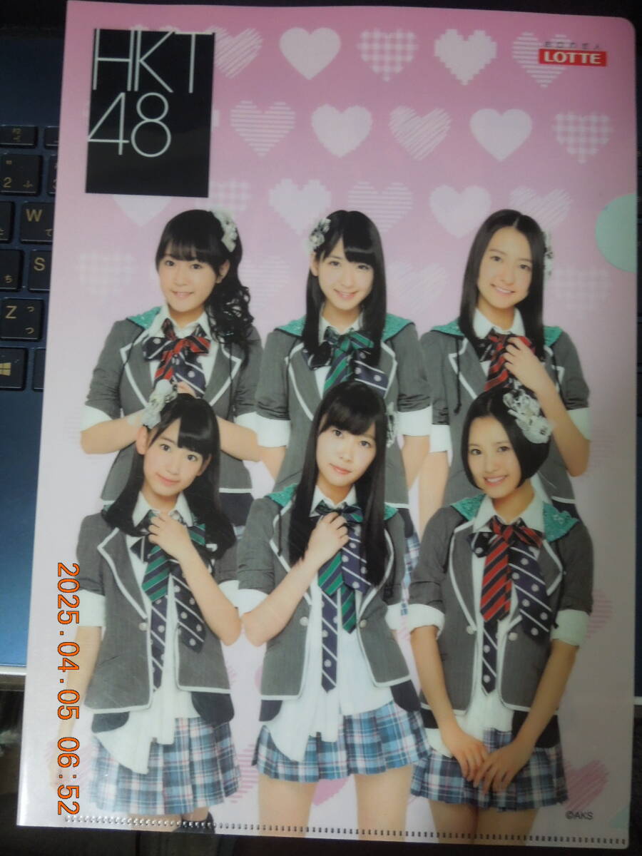 Yahoo!オークション - HKT48 × ロッテ A4クリアファイル ②