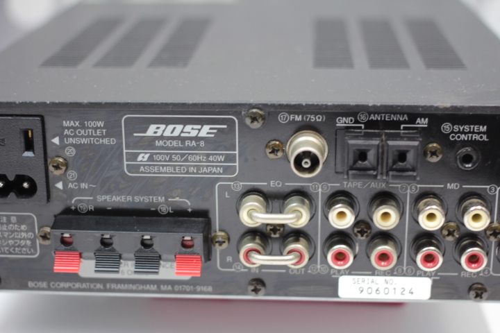 Yahoo!オークション - RA-8 BOSE チューナーアンプ/通電のみ確認 ジャ...