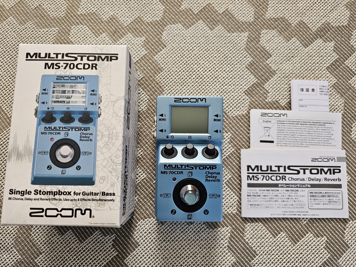 ZOOM MS-70CDR マルチエフェクター MULTISTOMP マルチストンプ 空間系(マルチエフェクター)｜売買されたオークション情報、yahooの商品情報をアーカイブ公開 ...