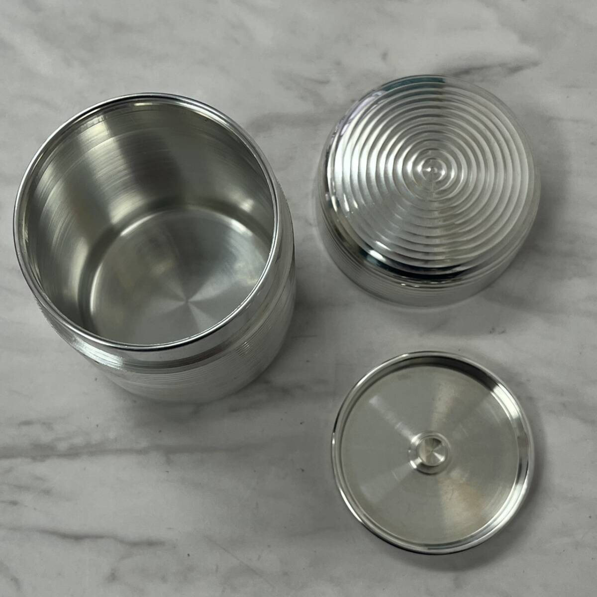 G8808 本錫製 茶壷 茶筒 茶入 重量:約420g 煎茶 茶道具 スズ 唐 G8808 本錫製 茶壷 茶筒 茶入 重量:約420g 煎茶 茶道具 スズ 唐