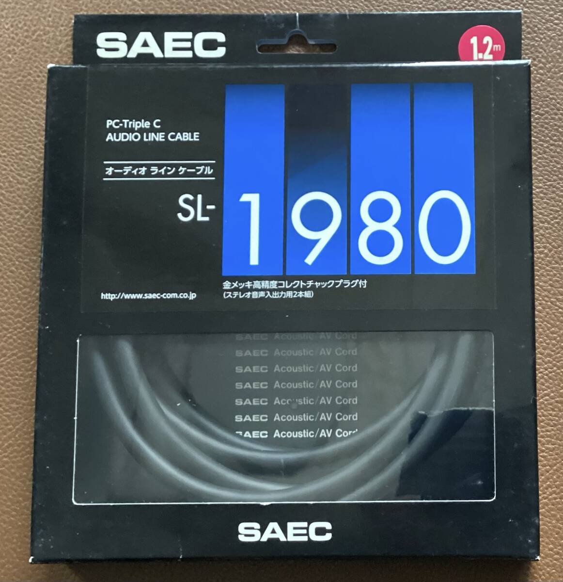 Yahoo!オークション - SAEC SL-1980 ラインケーブル RCAケーブル 1.2m ...