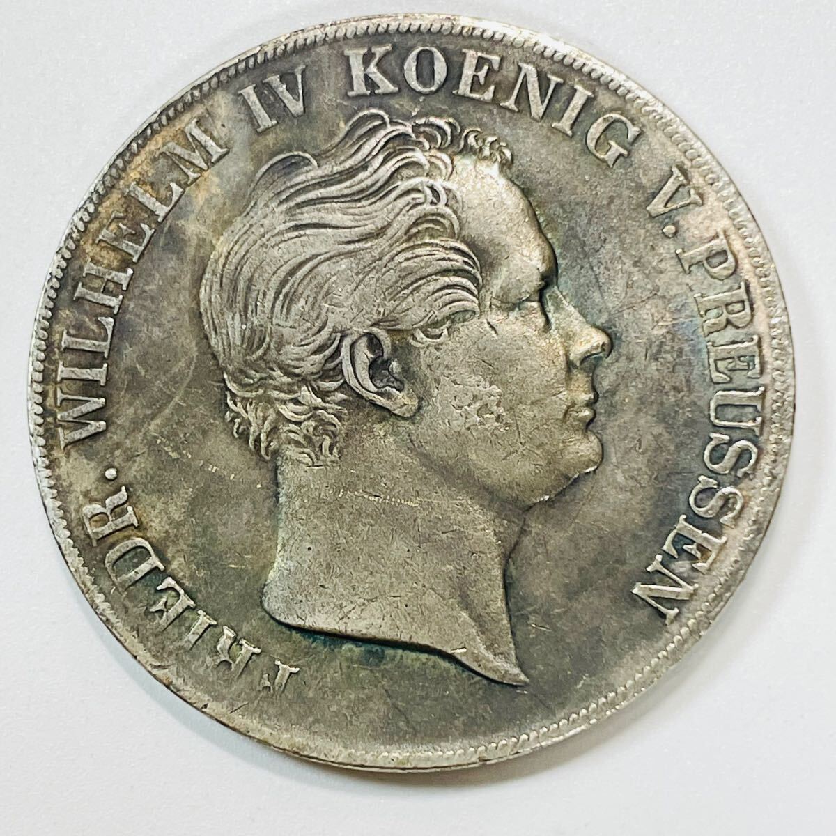 ドイツ 硬貨 古銭 プロイセン王国 1841年 フリードリヒ ヴィルヘルム4世 神と共にあります 銘 国章 クラウン コイン 重25.89g 銀貨(ヨーロッパ)｜売買されたオークション情報 ...