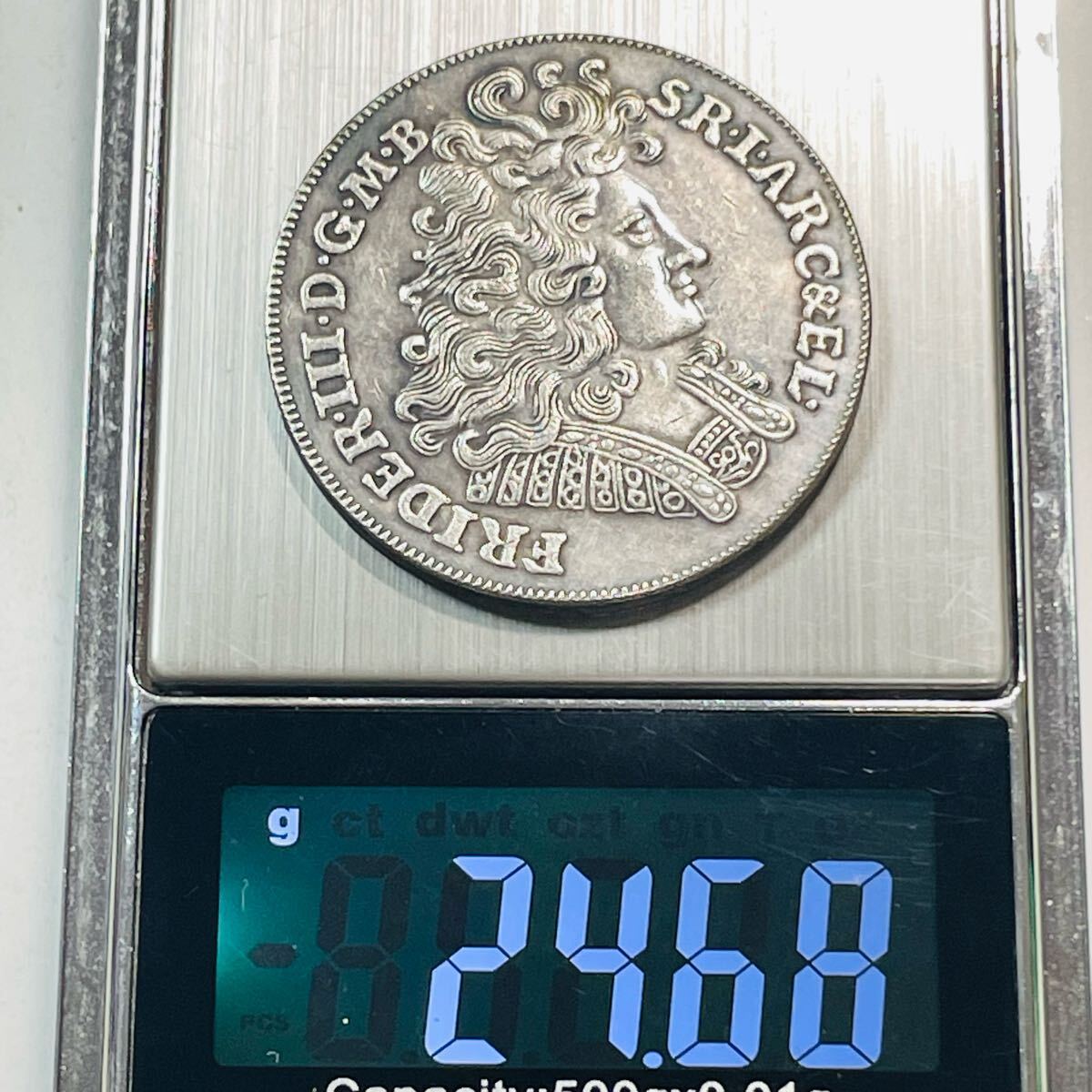 ドイツ 硬貨 古銭 プロイセン王国 1695年 フリードリヒ3世 国章 クラウン コイン 重24.68g 銀貨(ヨーロッパ)｜売買されたオークション情報、yahooの商品情報をアーカイブ公開 ...