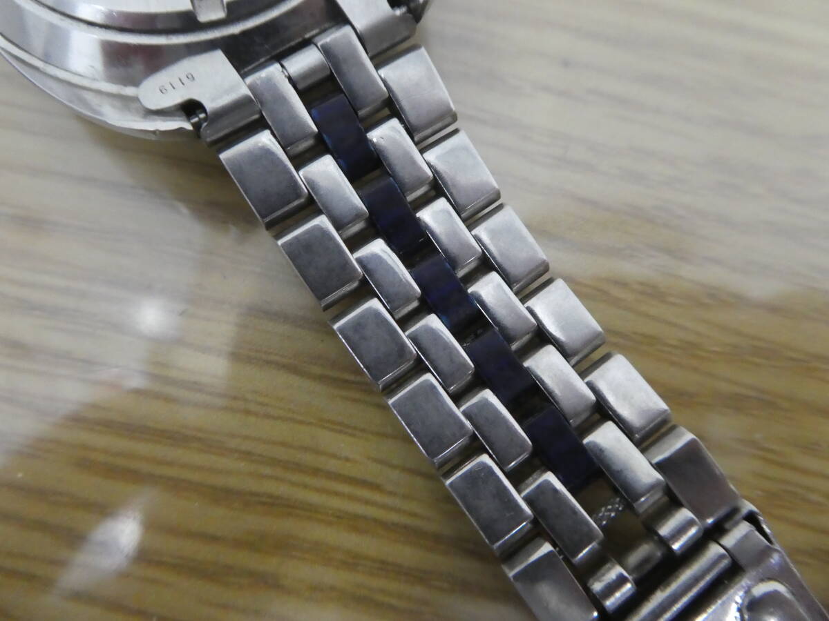 ☆ セイコー SEIKO 5スポーツ SPORTS 6119-8310 青文字盤 中古品 ☆ セイコー SEIKO 5スポーツ SPORTS 6119-8310 青文字盤 中古品