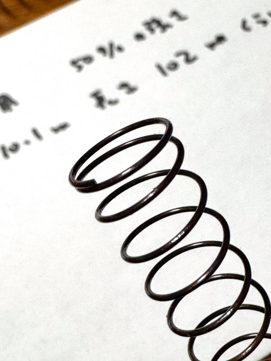 Yahoo!オークション - TM30 TMX30用 スプリング 50%の強さのもの 2本セ...