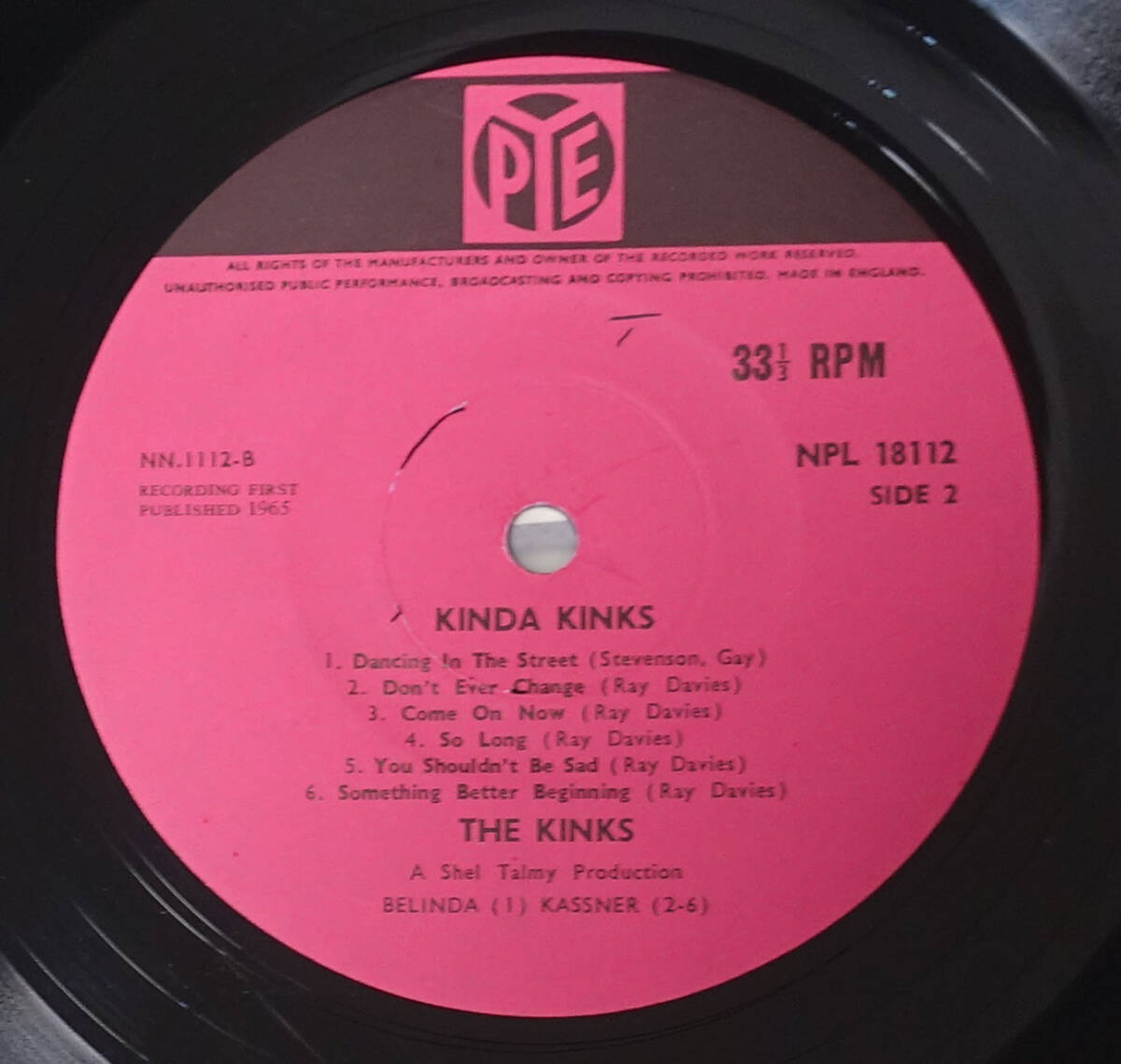 Yahoo!オークション - 極美 UK Original 初回 PYE 18112 KINDA KINKS