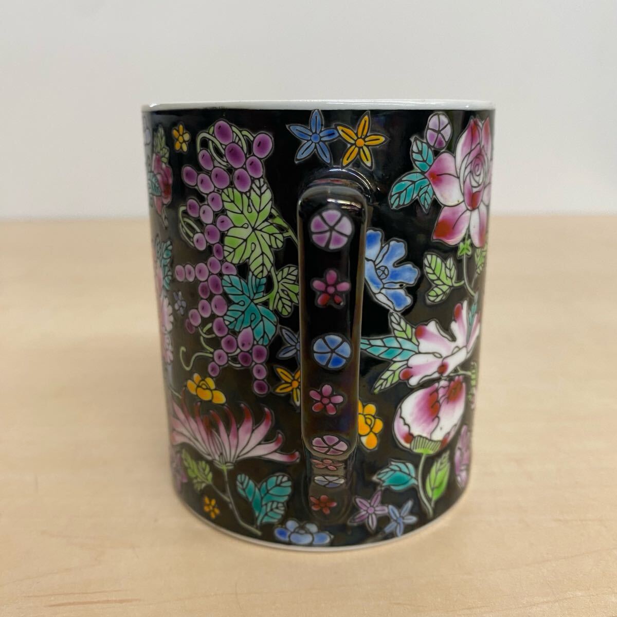 中国景徳鎮 マグカップ アンティーク 陶器 【HY2-18】M(陶磁製 中国景徳鎮 マグカップ アンティーク 陶器 【HY2-18】M(陶磁製
