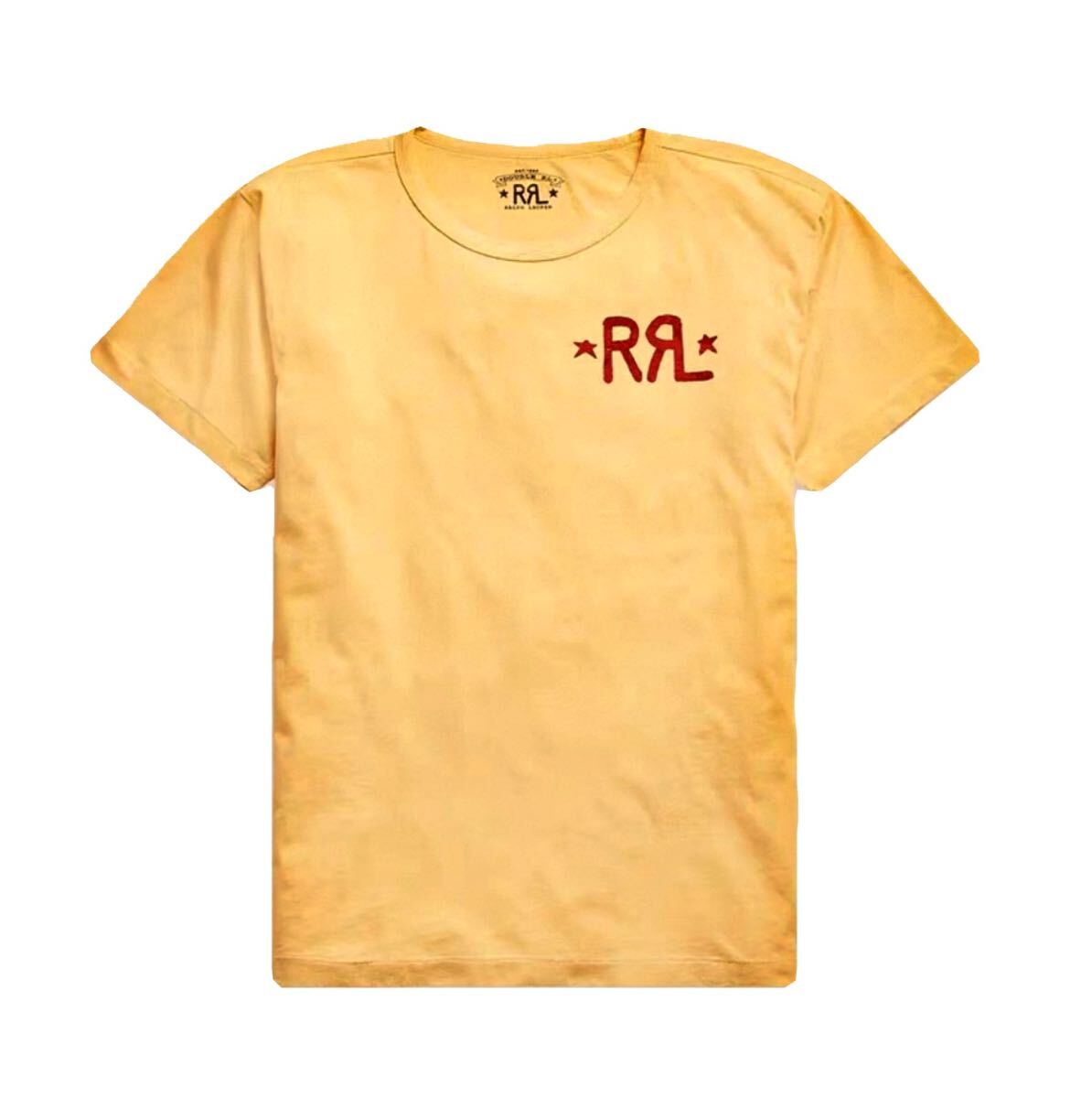 Yahoo!オークション - RRL DOUBLE RL ロゴ グラフィック Tシャツ GOLD ...