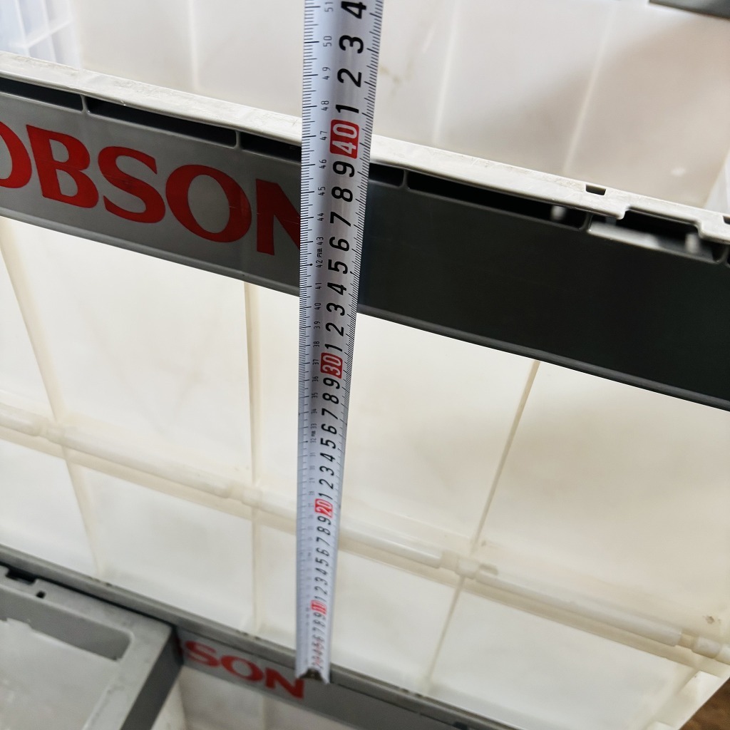 Yahoo!オークション - BOBSON 特大 折り畳みコンテナ オリコン 5個セッ...