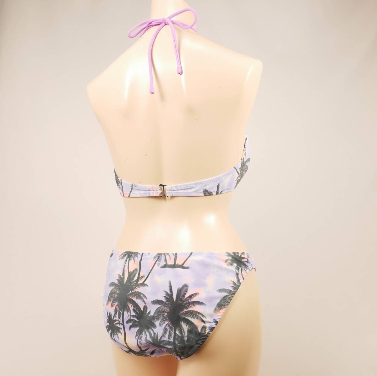 Yahoo!オークション - 7252 美品 レディース水着南国デザインプリント...