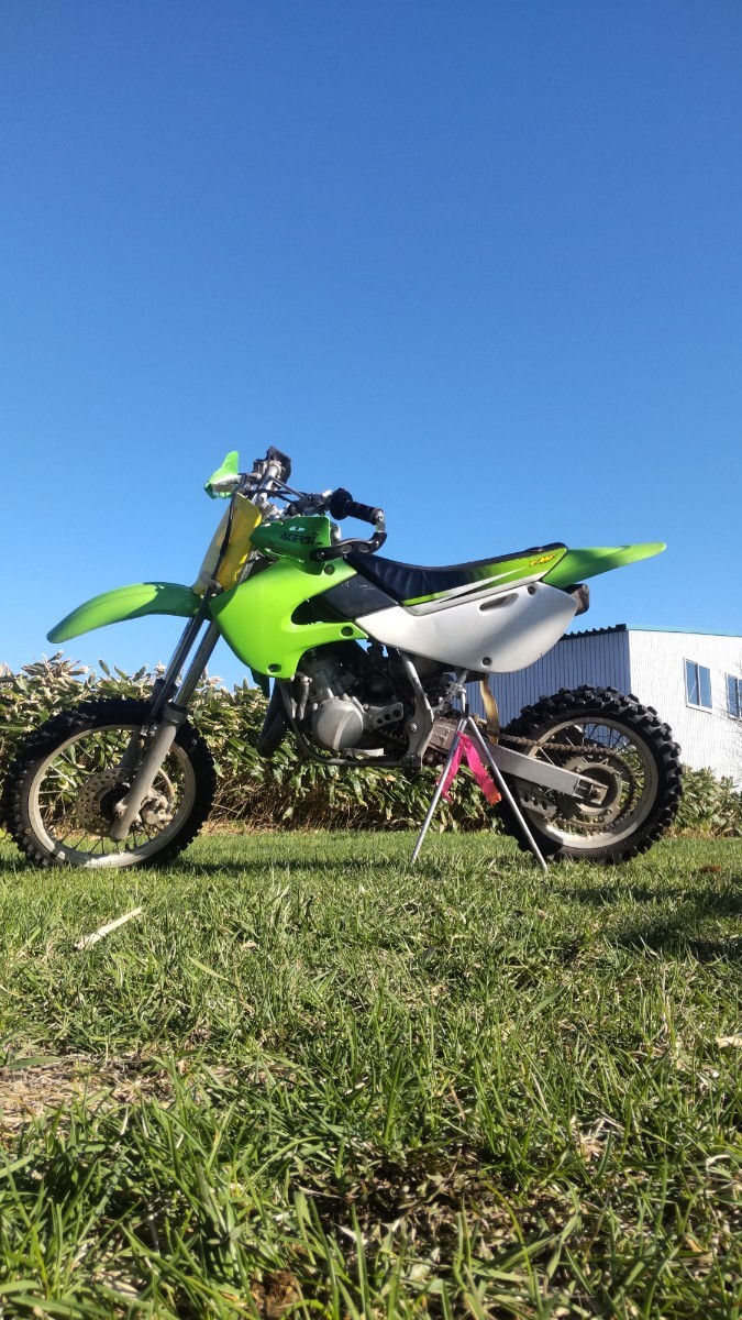 Yahoo!オークション - kawasaki カワサキKX60 タイヤほぼ新品 モトクロ...