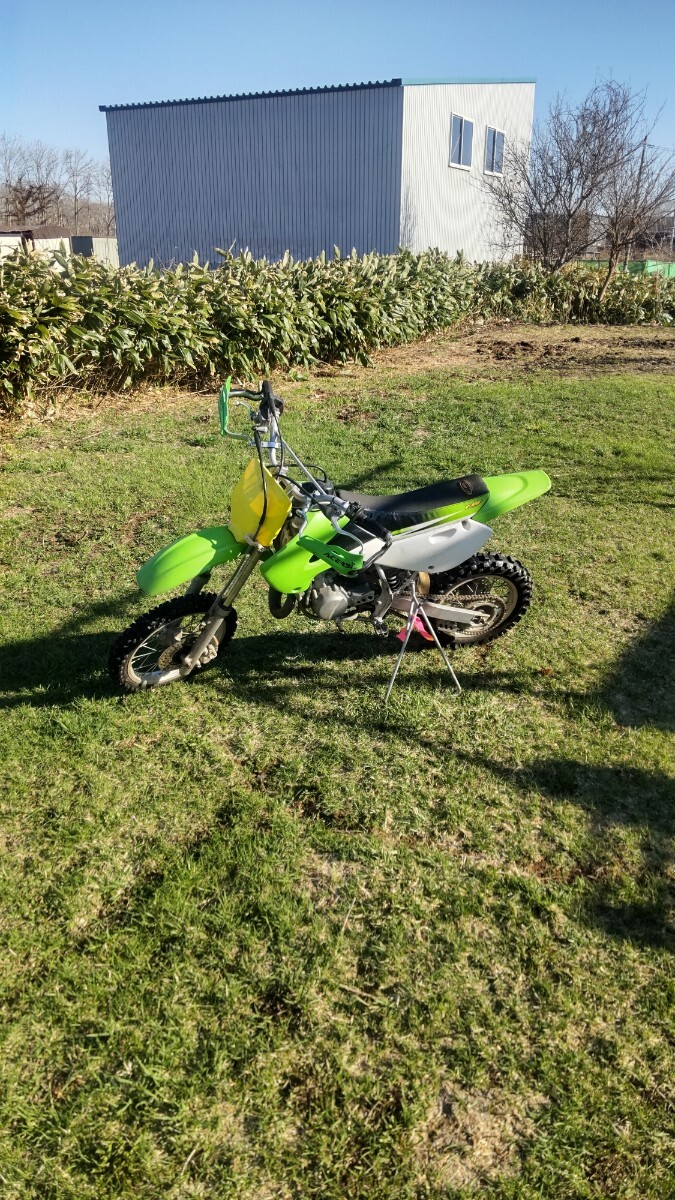 Yahoo!オークション - kawasaki カワサキKX60 タイヤほぼ新品 モトクロ...