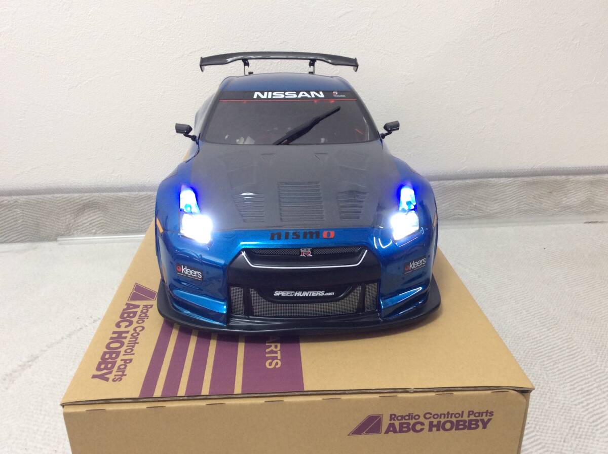 Yahoo!オークション - タミヤ TT01E ニッサンR35GTR 電飾付 新品 完成...